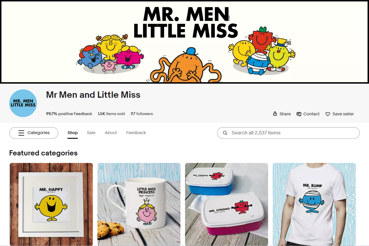 Mr. Men & Little Miss - Tyme Online